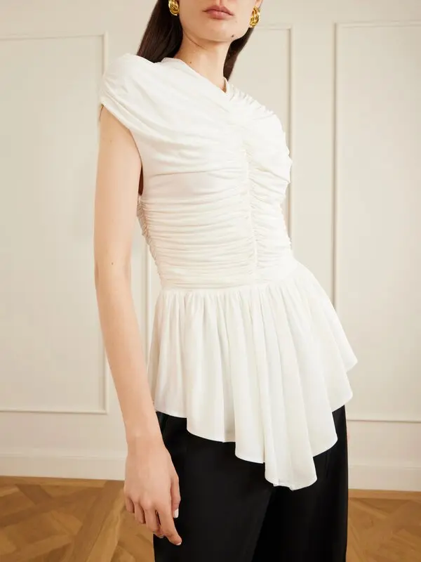 Tove Fitted Ruched Top