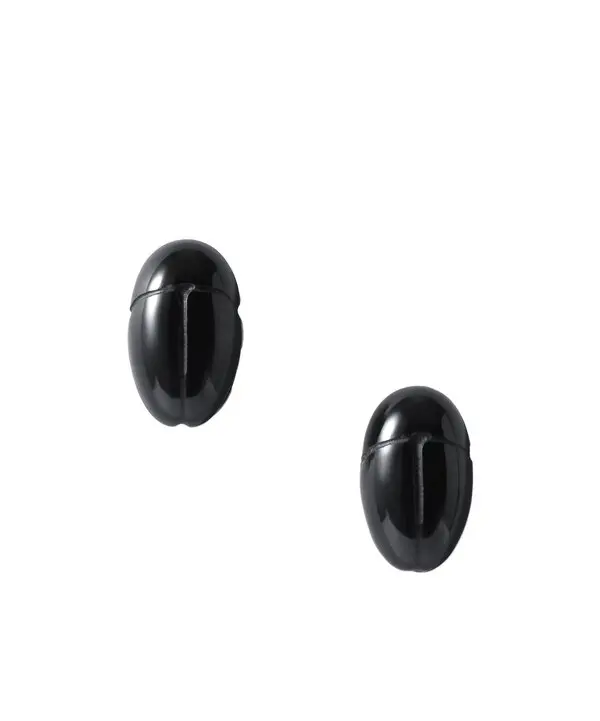 SOPHIE BUHAI Scarab Silver Onyx Earrings