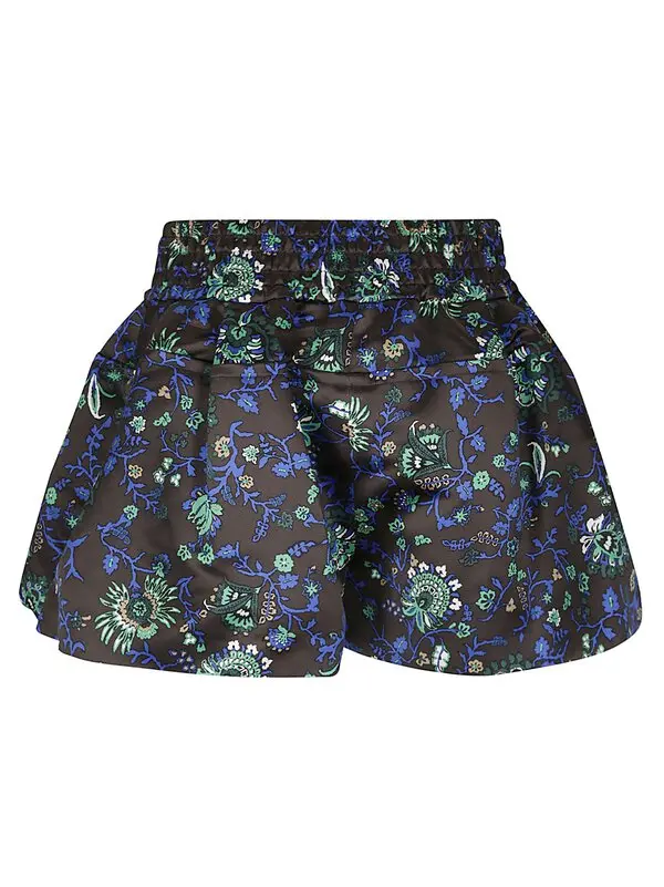 Sacai Being Floral Print Shorts
