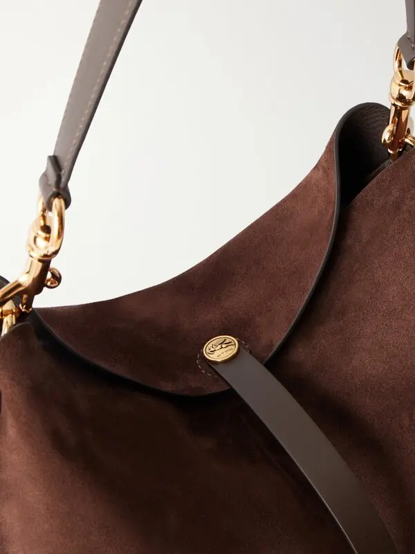 Etro Soft Suede Round Bag