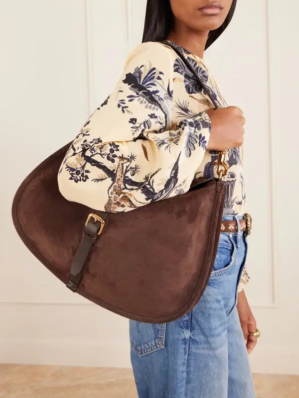 Etro Soft Suede Round Bag