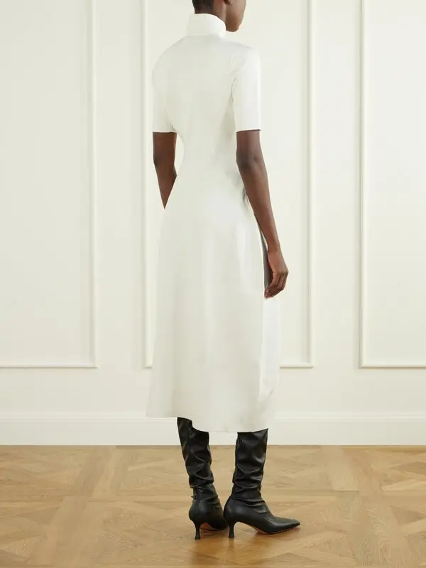 Proenza Schouler Mathilde Ribbed Stretch-jersey Midi Dress