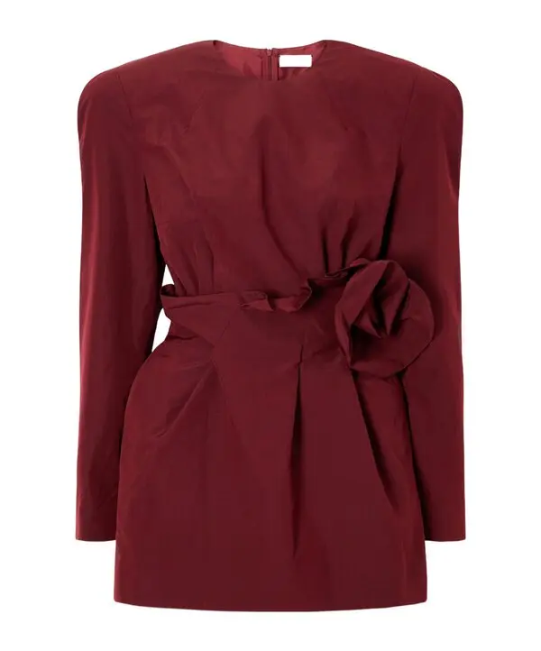 Magda Butrym Floral-appliquéd Mini Dress