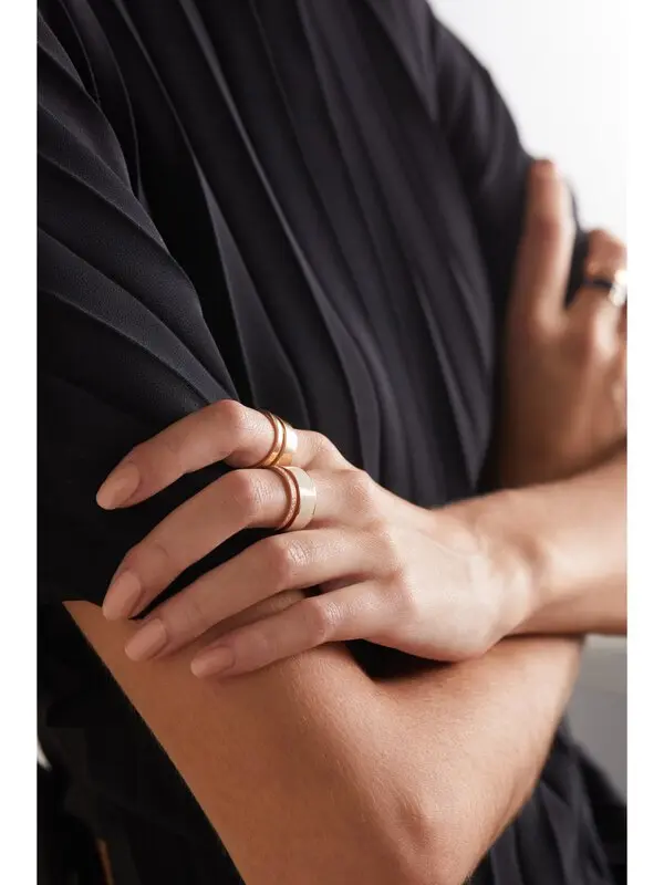 REPOSSI Berbere 18-karat Rose Gold, Lacquer And Diamond Ring
