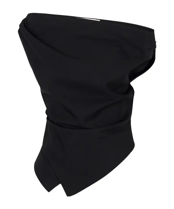 RÓHE Off-the-shoulder Draped Jersey Blouse