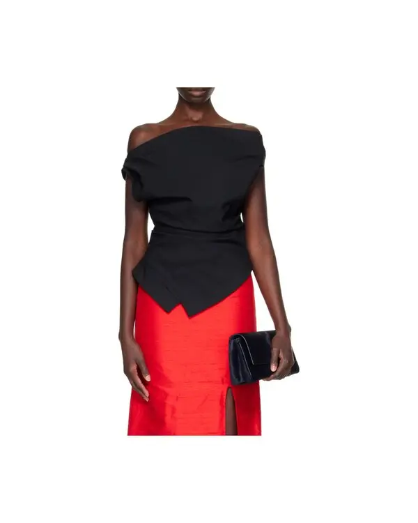 RÓHE Off-the-shoulder Draped Jersey Blouse