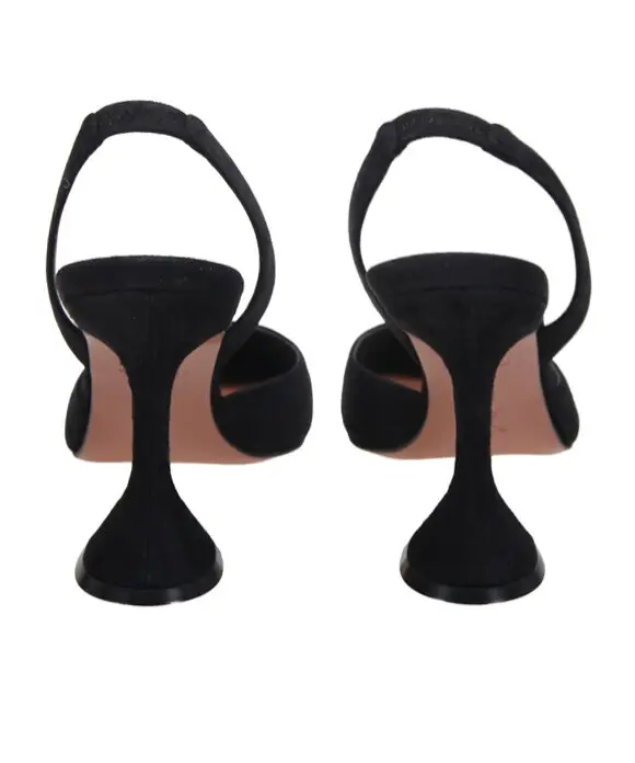 Amina Muaddi Pointed-toe High-heeled Sandals