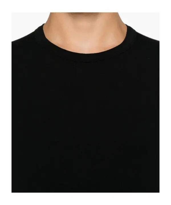 THOM KROM Raw-edge Crew-neck Sweater