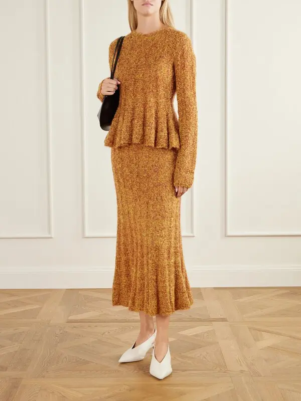 Proenza Schouler Joelle Cable-knit Mohair-blend Sweater