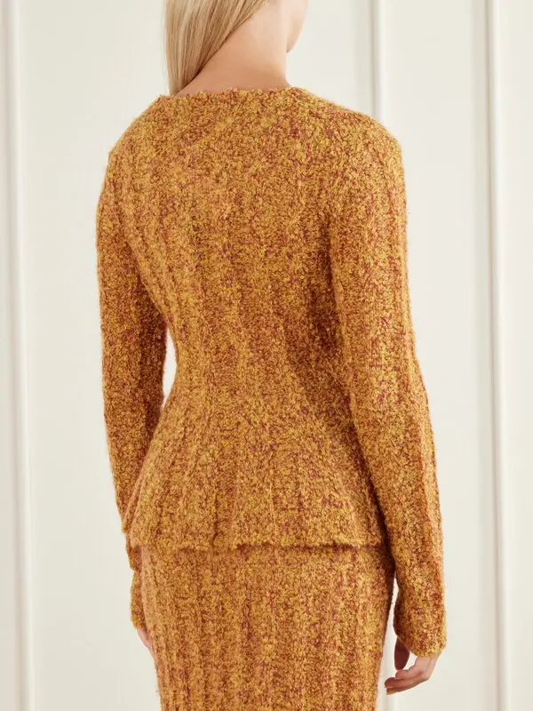 Proenza Schouler Joelle Cable-knit Mohair-blend Sweater