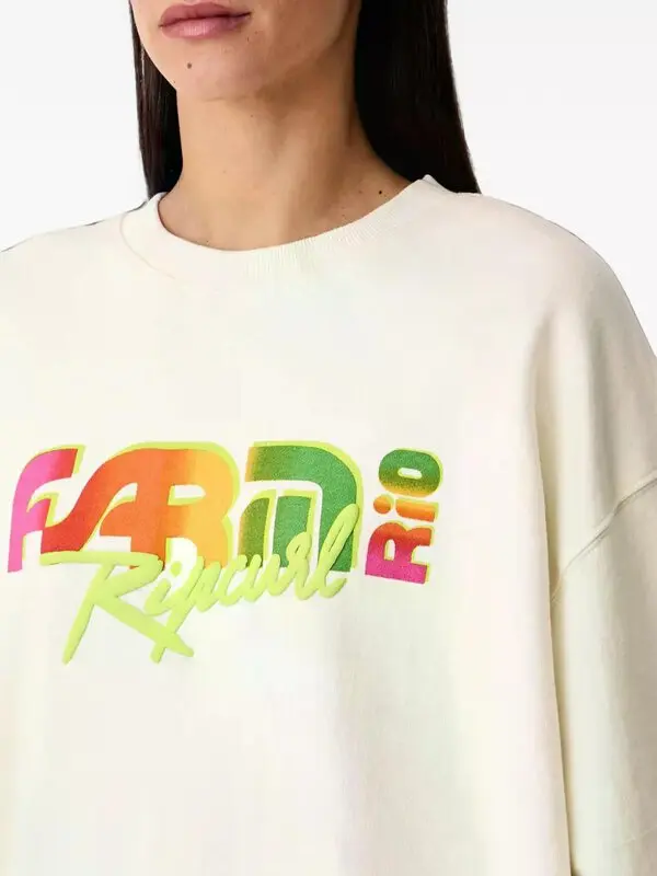 Rip Curl X Farm Rio Air Shred Logo-print Sweatshirt