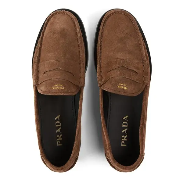 Prada Suede Loafers