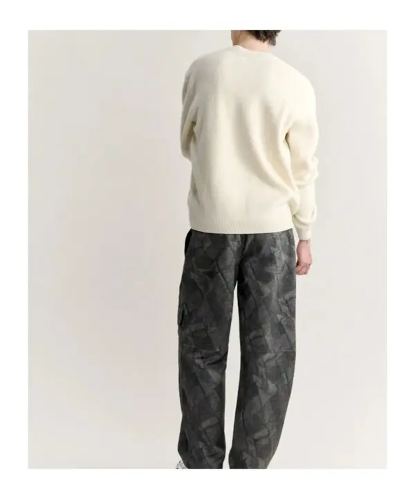 Maison Kitsuné Fox Head Milano Lambswool Jumper - Ecru