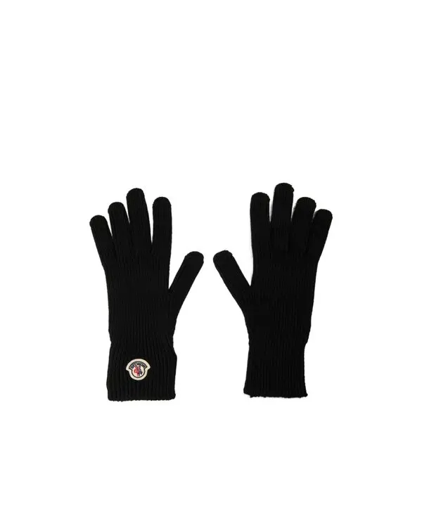 Moncler Ribbed Knit Gloves - No
