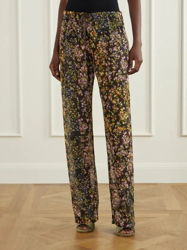 Dries Van Noten Elasticated Jacquard Pants