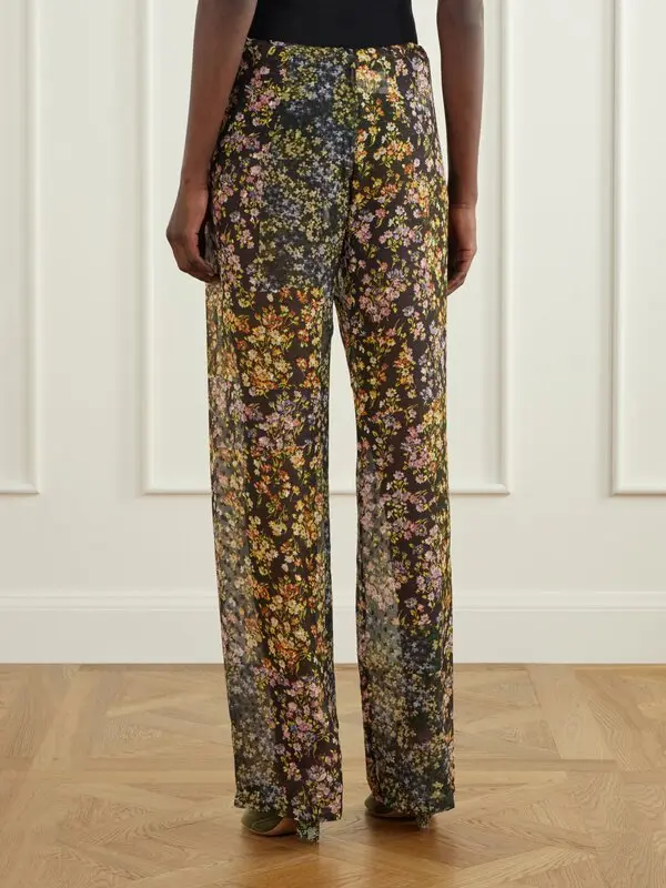 Dries Van Noten Elasticated Jacquard Pants