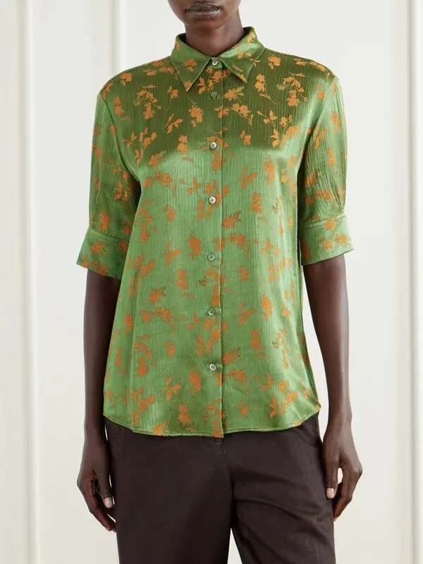 Dries Van Noten Floral-jacquard Shirt