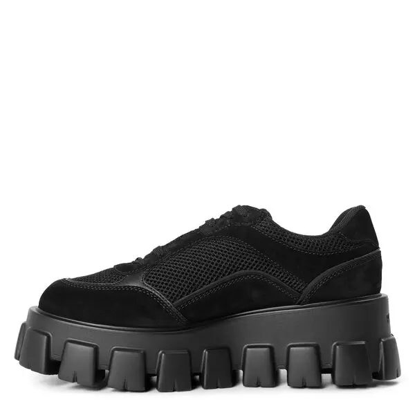 Prada Suede Platform Sneakers
