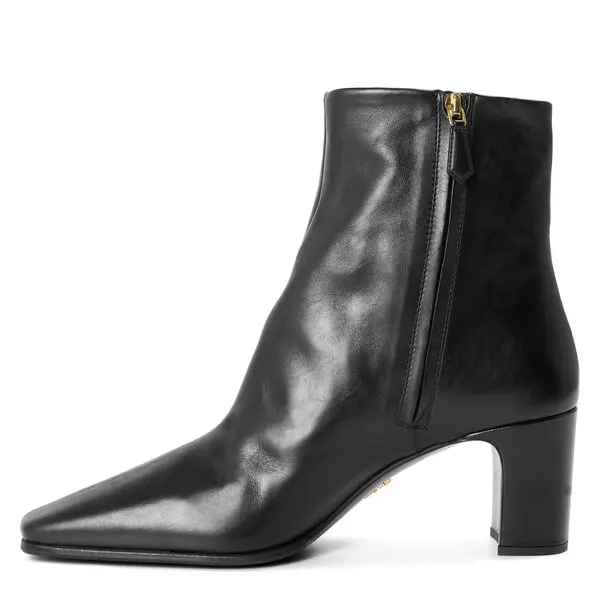 Prada Square Toe Ankle Boots
