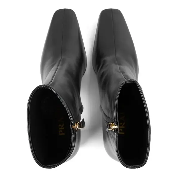 Prada Square Toe Ankle Boots