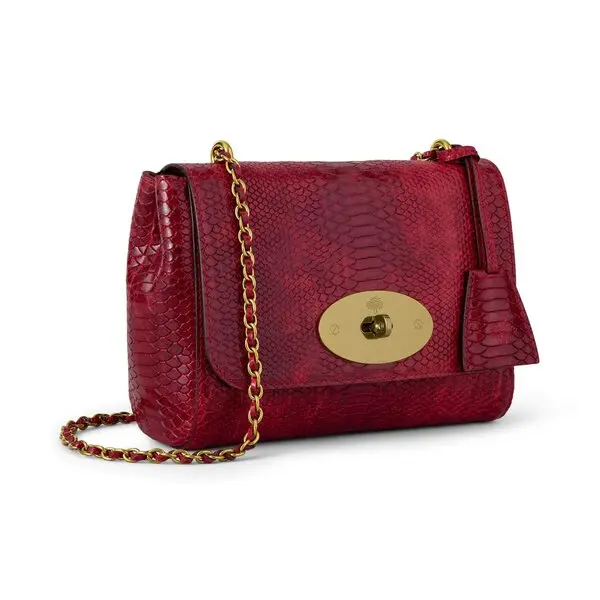 Mulberry Snake-embossed Flap Bag