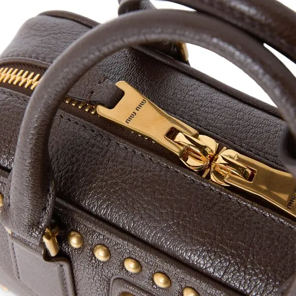 Miu Miu Grained Leather Handbag