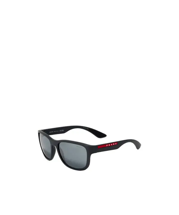 Prada 0ps 01us Aviator Sunglasses - Black