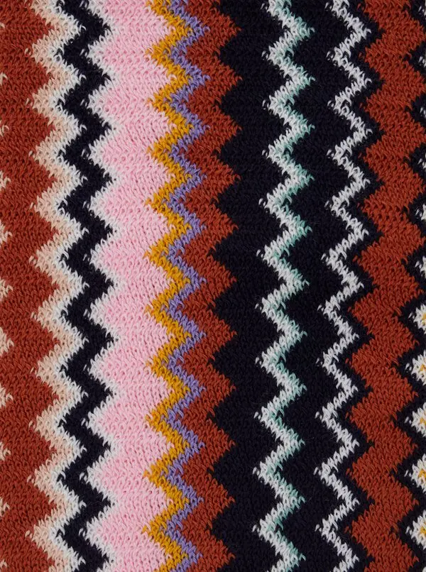 Missoni Zigzag Fringe Scarf - Multicolor