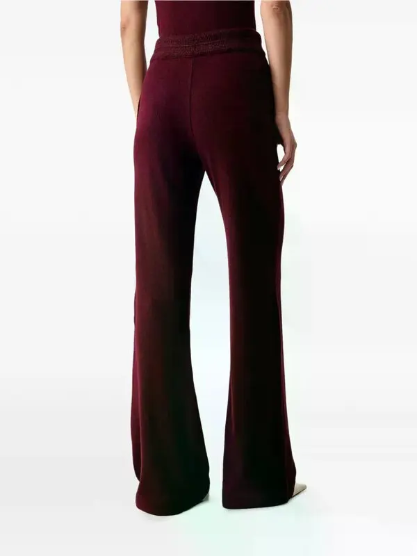 Ermanno Scervino Fine-knit Wide-leg Trousers