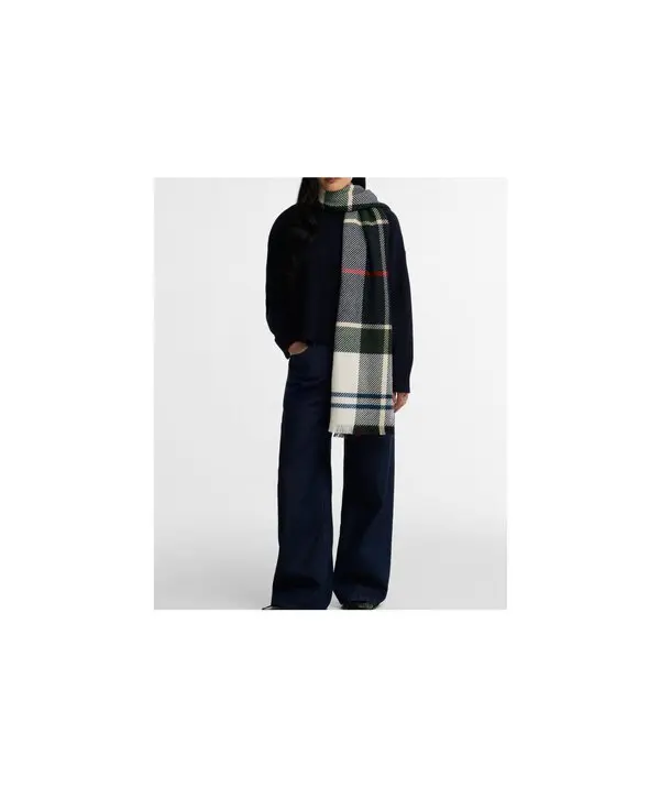 Barbour Colorful Plaid Scarf