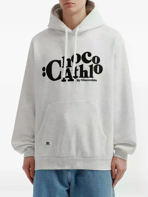 CHOCOOLATE Logo-embroidered Drawstring Hoodie