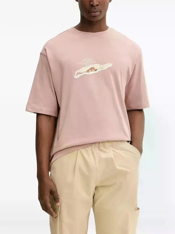 Desigual Collage-print T-shirt - Pink
