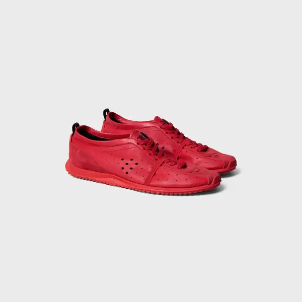 Celine Soft Sneaker In Stretch Lambskin, Suede Calfskin And Lambskin