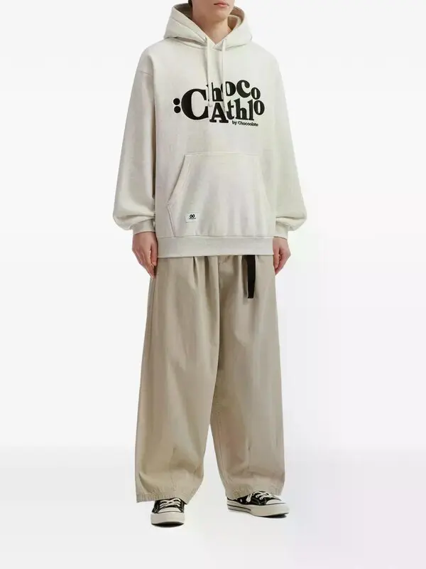 CHOCOOLATE Logo-embroidered Hoodie