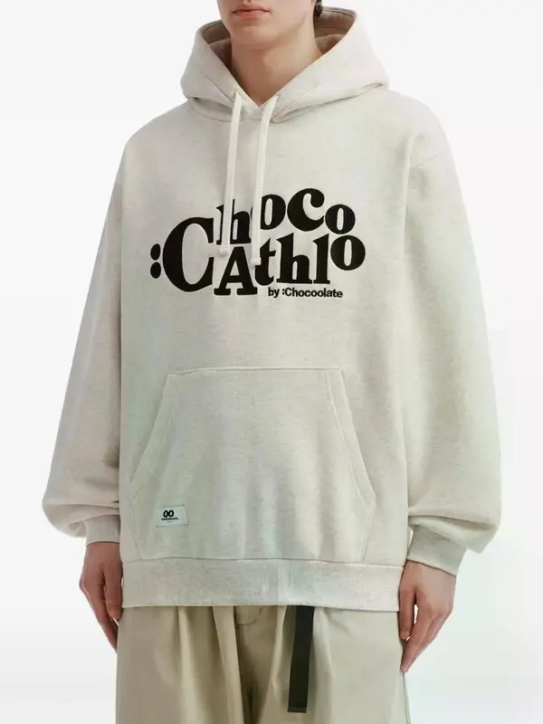 CHOCOOLATE Logo-embroidered Hoodie