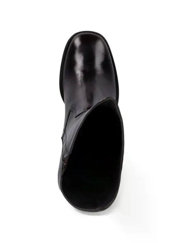 BILLI BI Block-heel Leather Boots