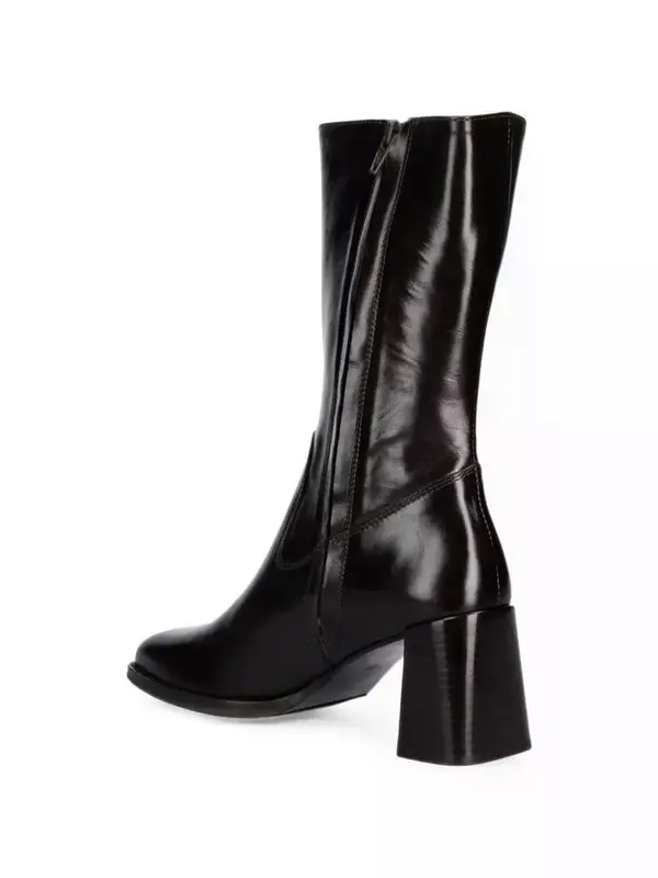 BILLI BI Block-heel Leather Boots