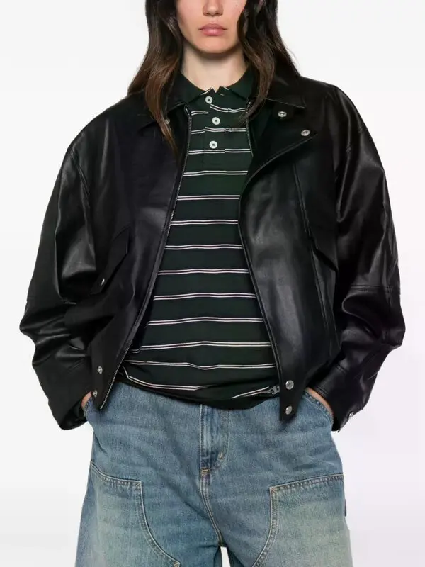 DUNST Faux-leather Jacket