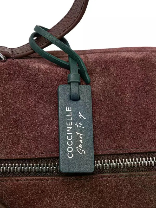 COCCINELLE Beat Generation Large Suede Shoulder Bag