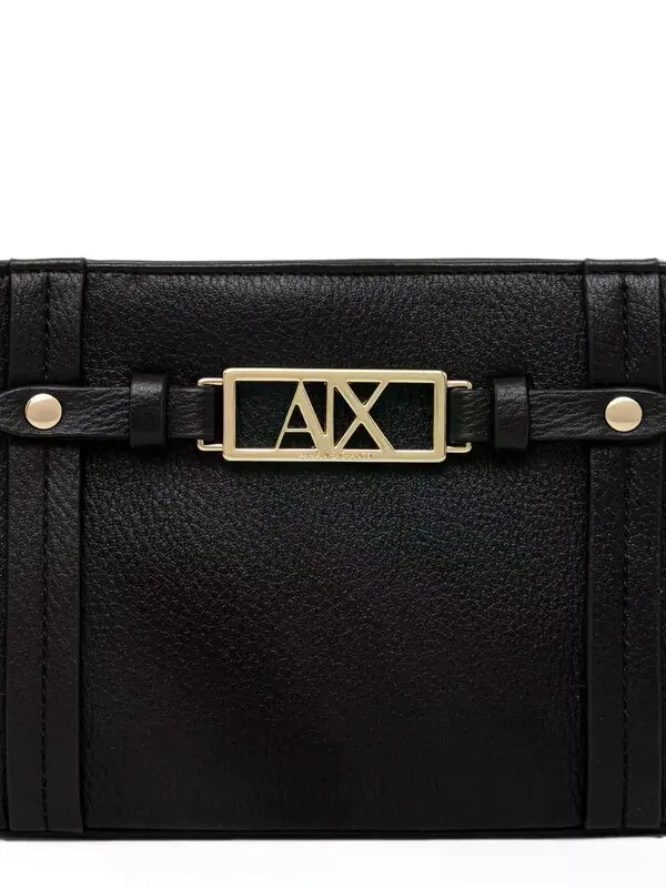 Armani Exchange Mini Logo-plaque Chain-link Shoulder Bag