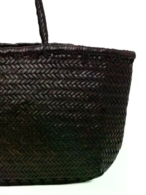 Dragon Diffusion Woven Leather Tote Bag