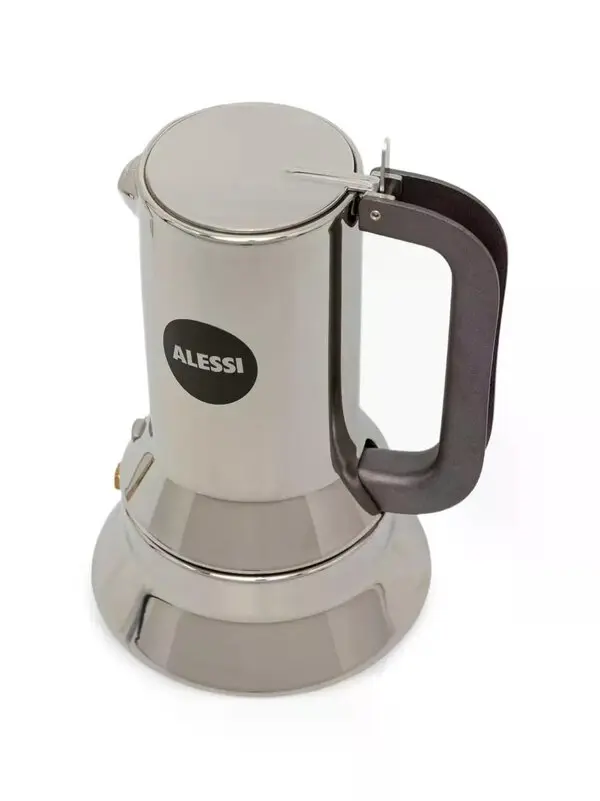 CAFÉ KITSUNÉ X Alessi Logo-print Espresso Maker - Silver