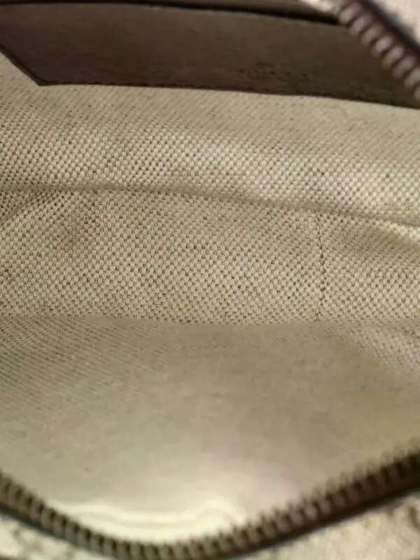 Gucci Ophidia Front Pocket Camera Bag Gg Coated Canvas Mini Shoulder Bag