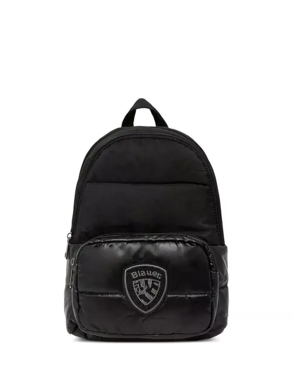 BLAUER. Padded Logo-patch Backpack