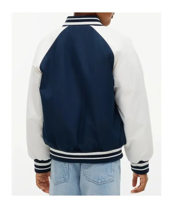 Tommy Hilfiger Logo Embroidery Relaxed Bomber Jacket