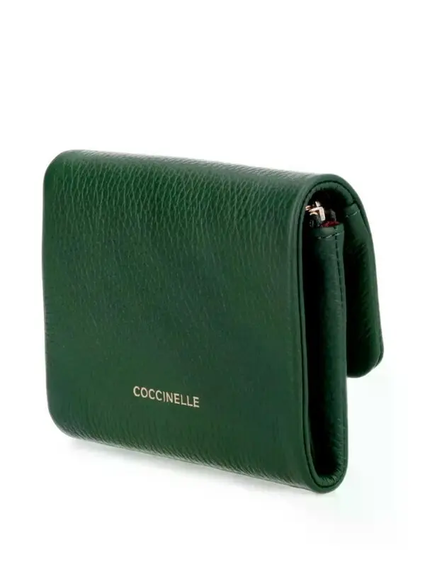 COCCINELLE Small C-me Softy Pebbled-leather Wallet