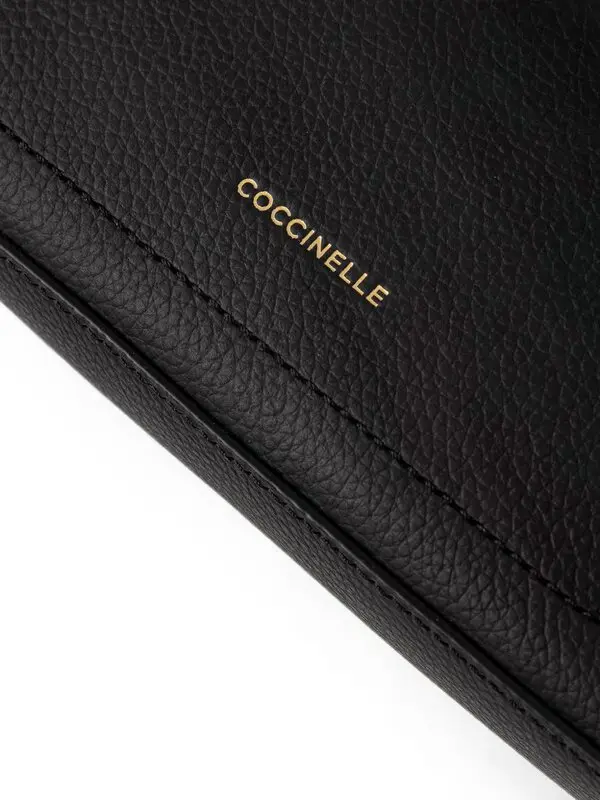 COCCINELLE Grainy Calf Leather Crossbody Bag