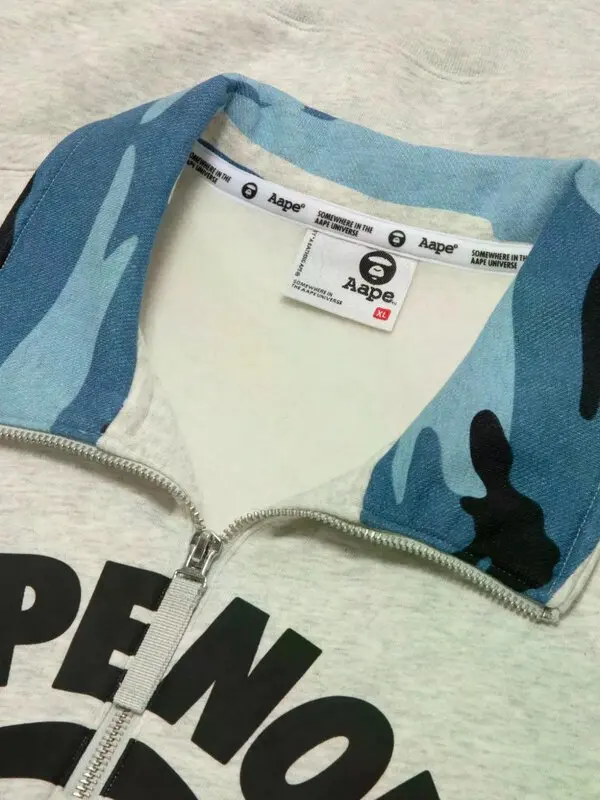 AAPE BY *A BATHING APE Camouflage-print Logo-print Sweater