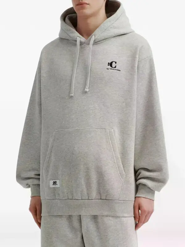 CHOCOOLATE Logo-embroidered Drawstring Hoodie
