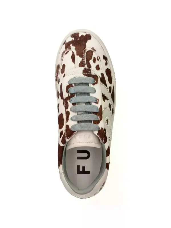 Furla Cow-print Platform Sneakers